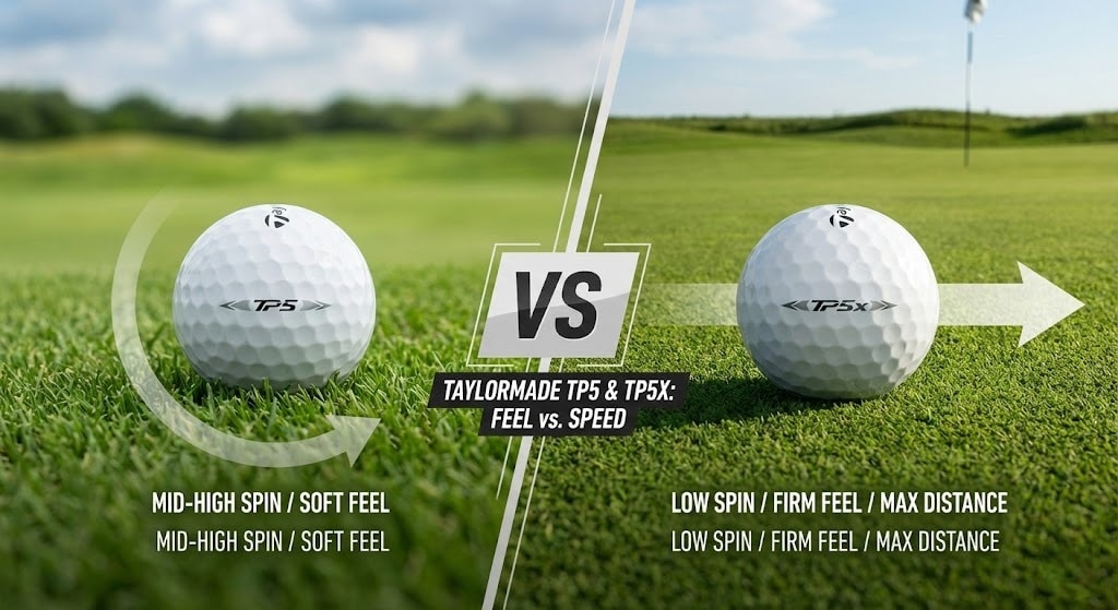 TP5 vs TP5X Golf Balls: Which Hits Farther?