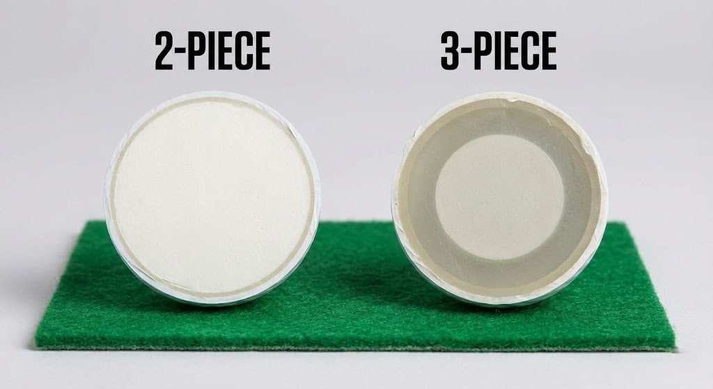 2-Piece vs 3-Piece Golf Balls: Which Wins?